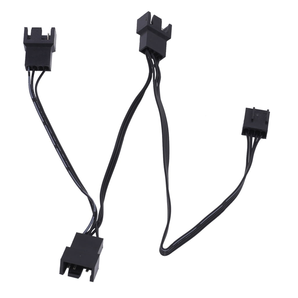 SIEYIO 4Pin PWM Fan Splitter Cable 4Pin 1 to 3Way PWM Fan Splitter ...