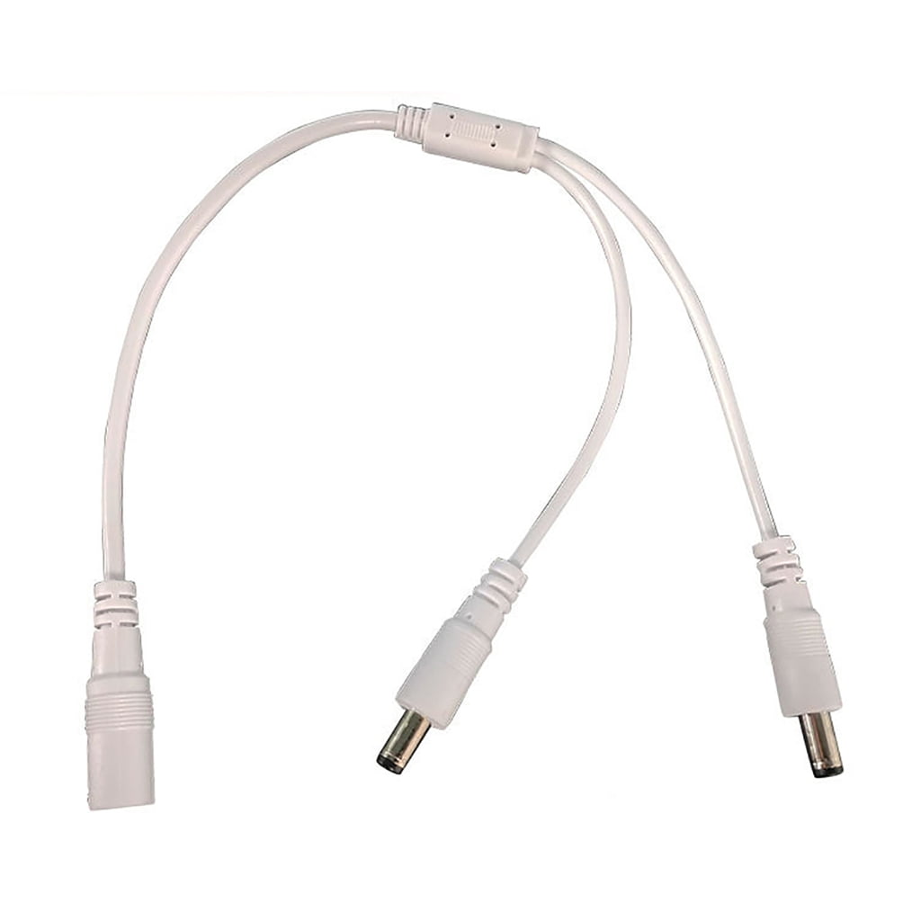 SIEYIO 5.5mmx2.1mm Y Splitter Cable for LED,CCTV Camera,Car,Monitors ...