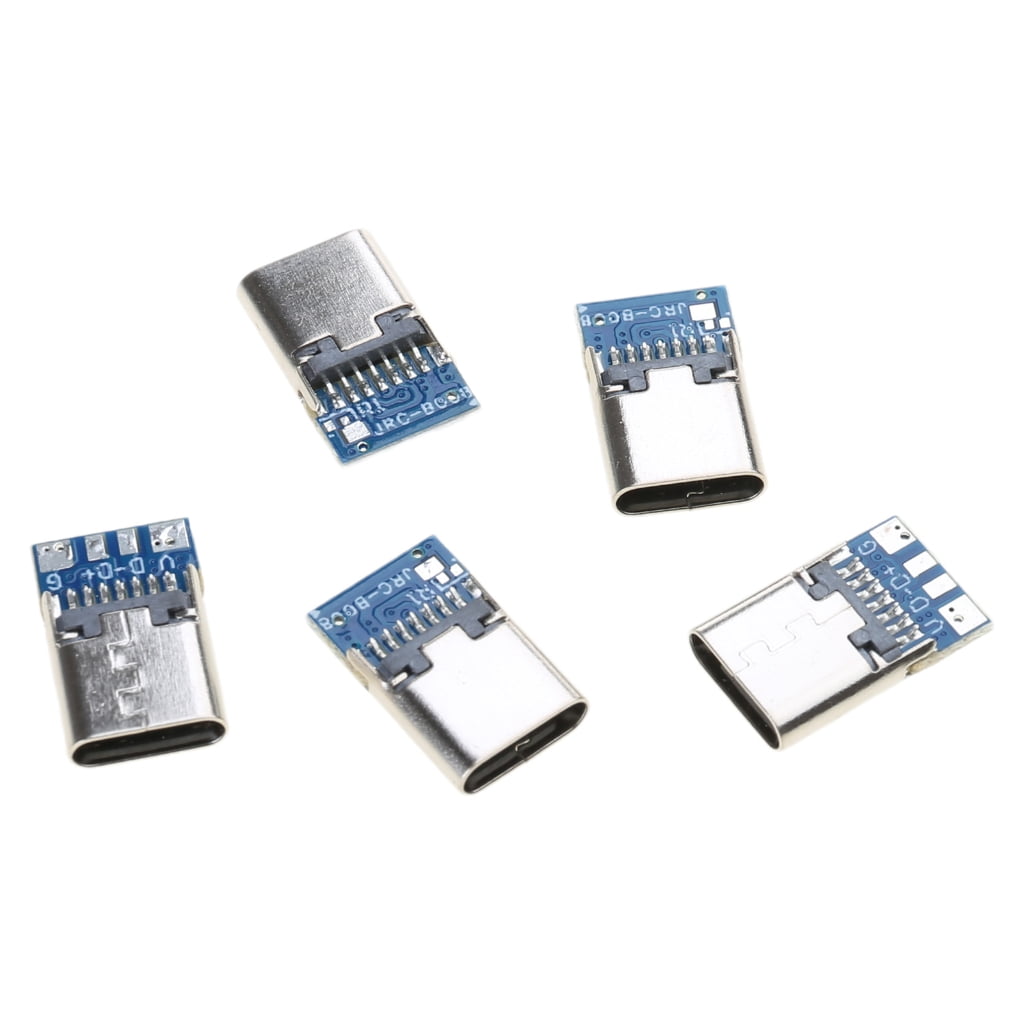 SIEYIO 5 Pcs USB Type-C USB-C 14 pin Connector Breakout P-CB Board ...