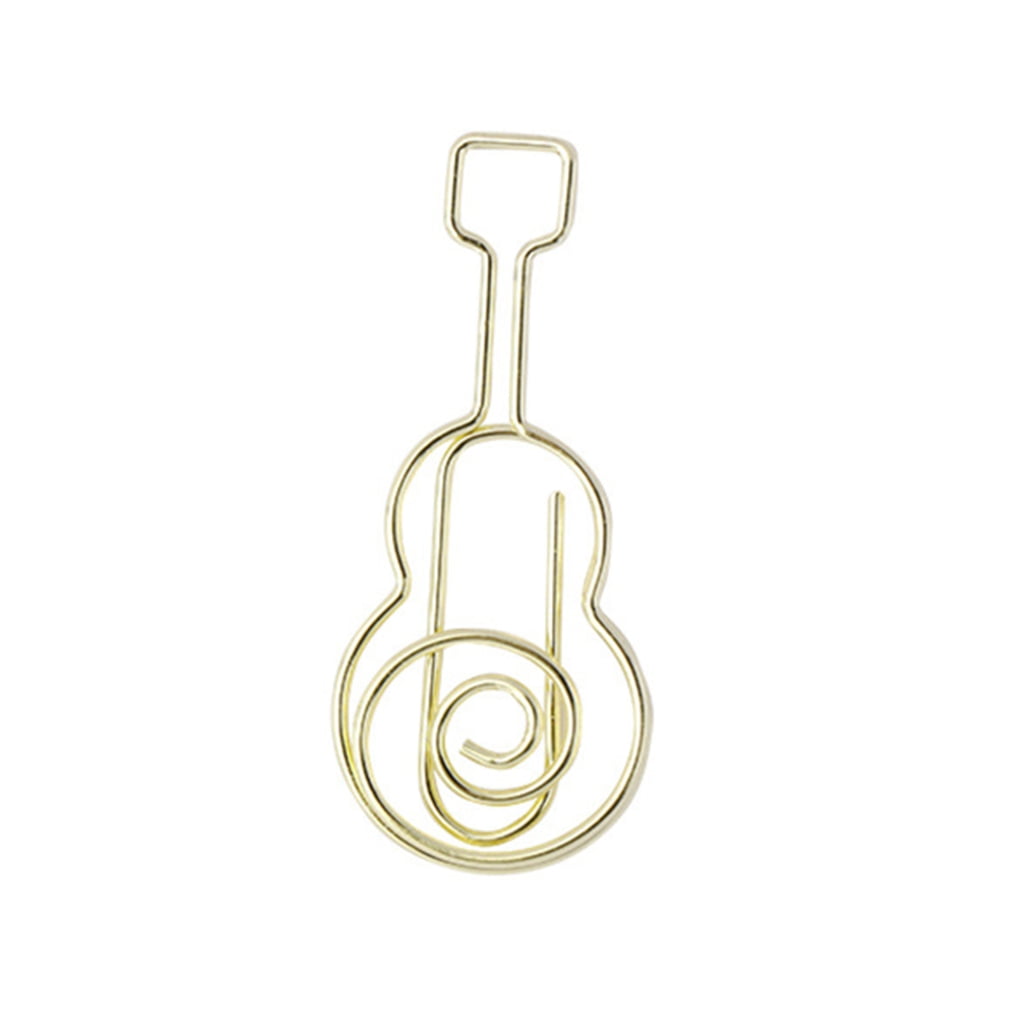 SIEYIO 50Pcs Mini Paper Clip Music Note Shaped Paper Clip Home Office ...