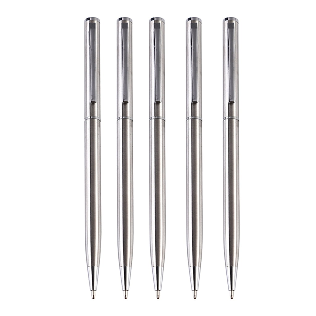 SIEYIO 5PCS Metal Ballpoint Pen Twist to Open/Close Business Signing ...