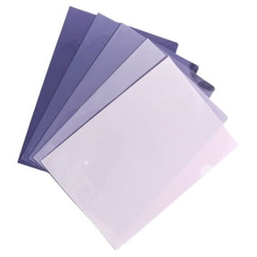 JAM Paper Files Storage Box, Clear Box & Colored Files, 12.5 x 9.5 3.5 ...