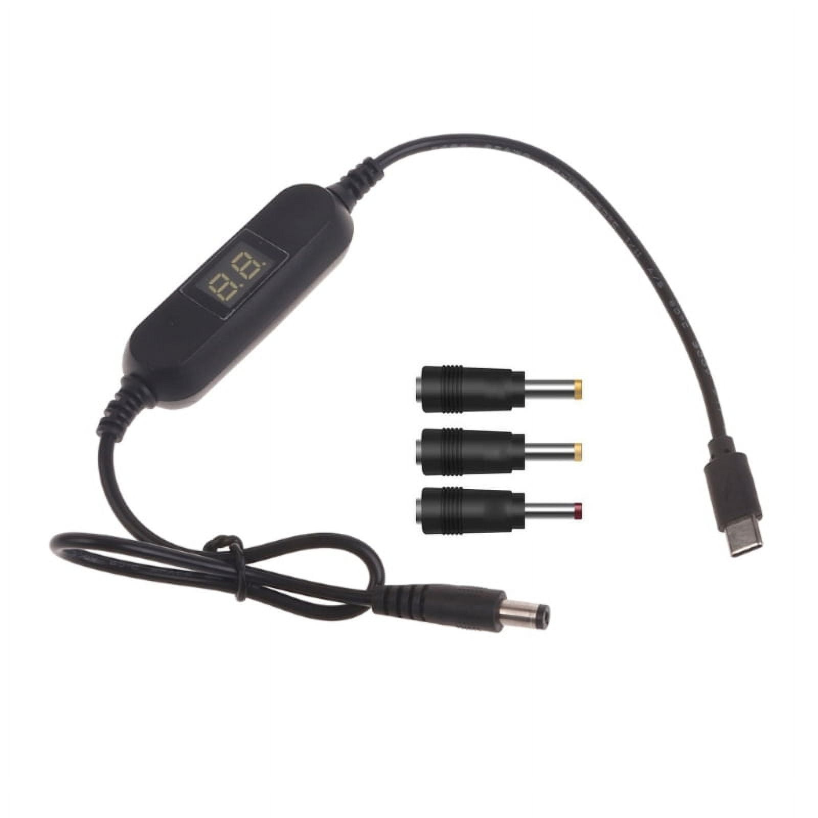 SIEYIO 5V USB C to 1.2V 3V 4.5V 6V 9V 12V Voltage Step Up Converter Cable Power Supply - Walmart.com