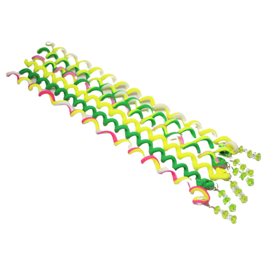 SIEYIO 6 Pcs Colorful Coil Hair Ties Long Phone Cord Hair Rope Twist ...