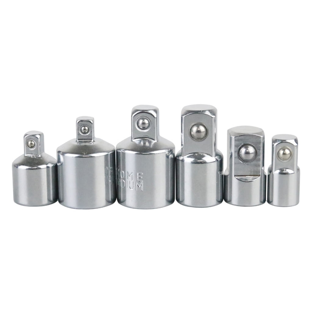 SIEYIO 6Pcs Socket Adapter Set 1/2inch 3/8inch 1/4inch Steel Ratcheting ...