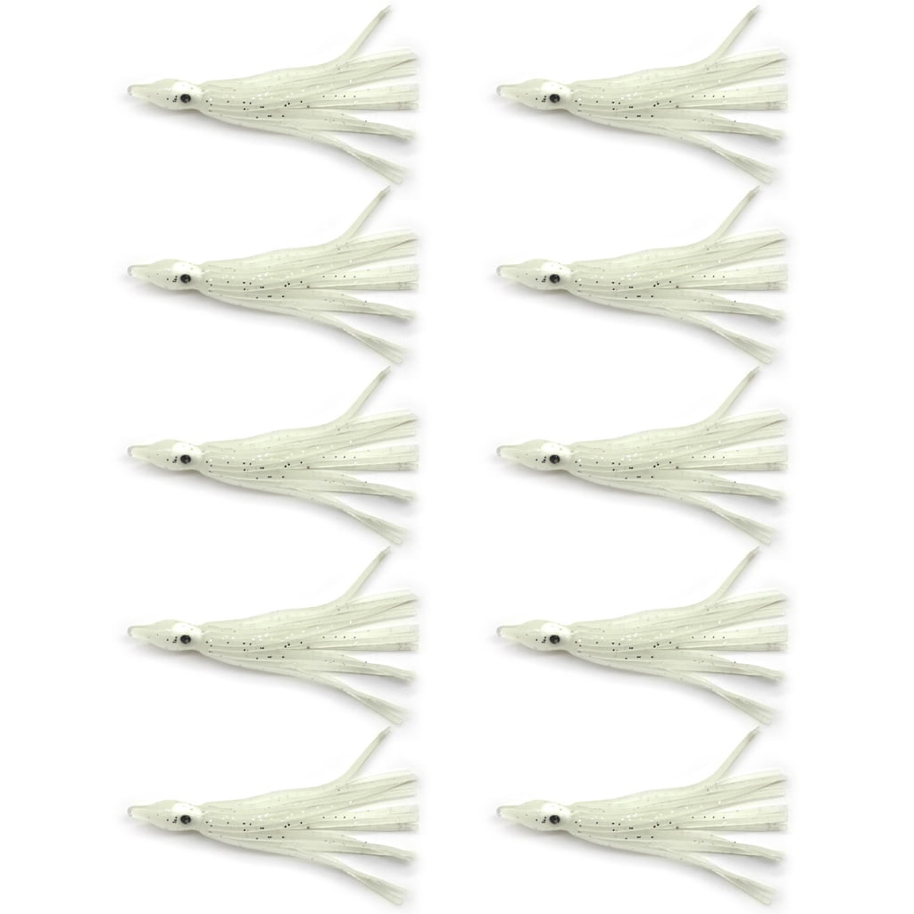 SIEYIO 7-Color Squid Rubber Hook Octopus Baits Artificial Jigs Squid ...