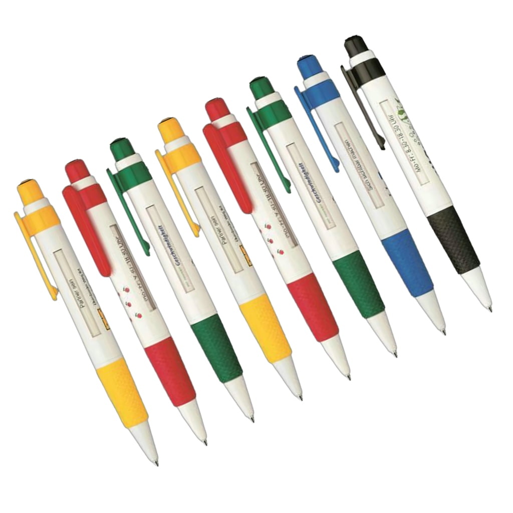 SIEYIO 8Pcs Retractable Ballpoint Pen Guest Sign In Pen Ballpoint Pen ...