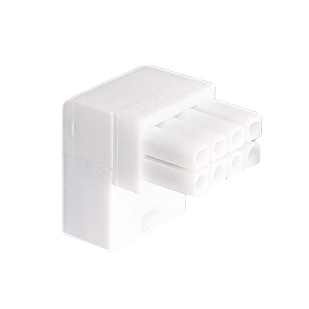 SIEYIO 8Pin 90 Degree Angled Turning Connectors Power Adapters Head Female to Male - Walmart.com