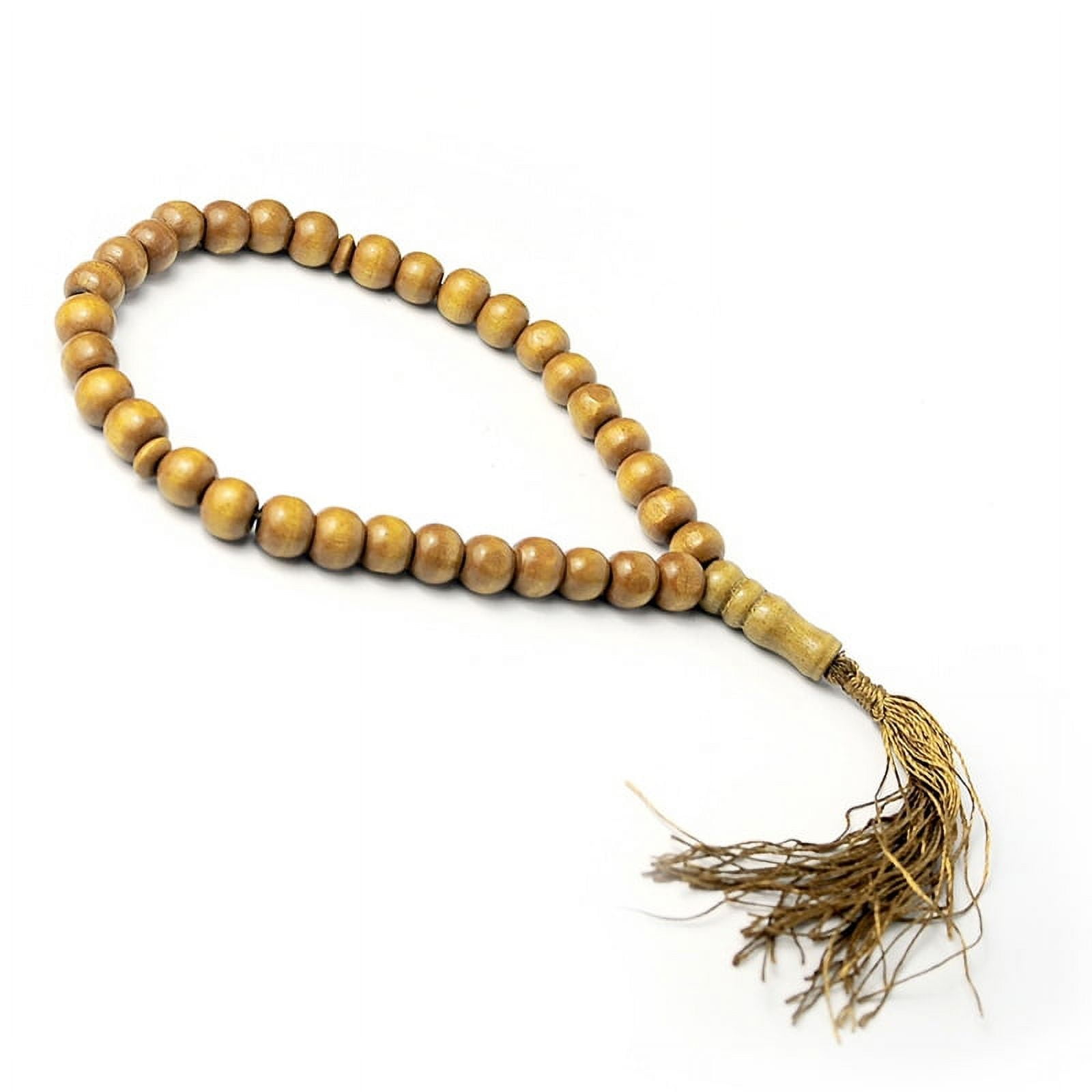 SIEYIO 8mm Wooden Beads 33 Prayer Beads Holding Rosary Beads Islamic ...