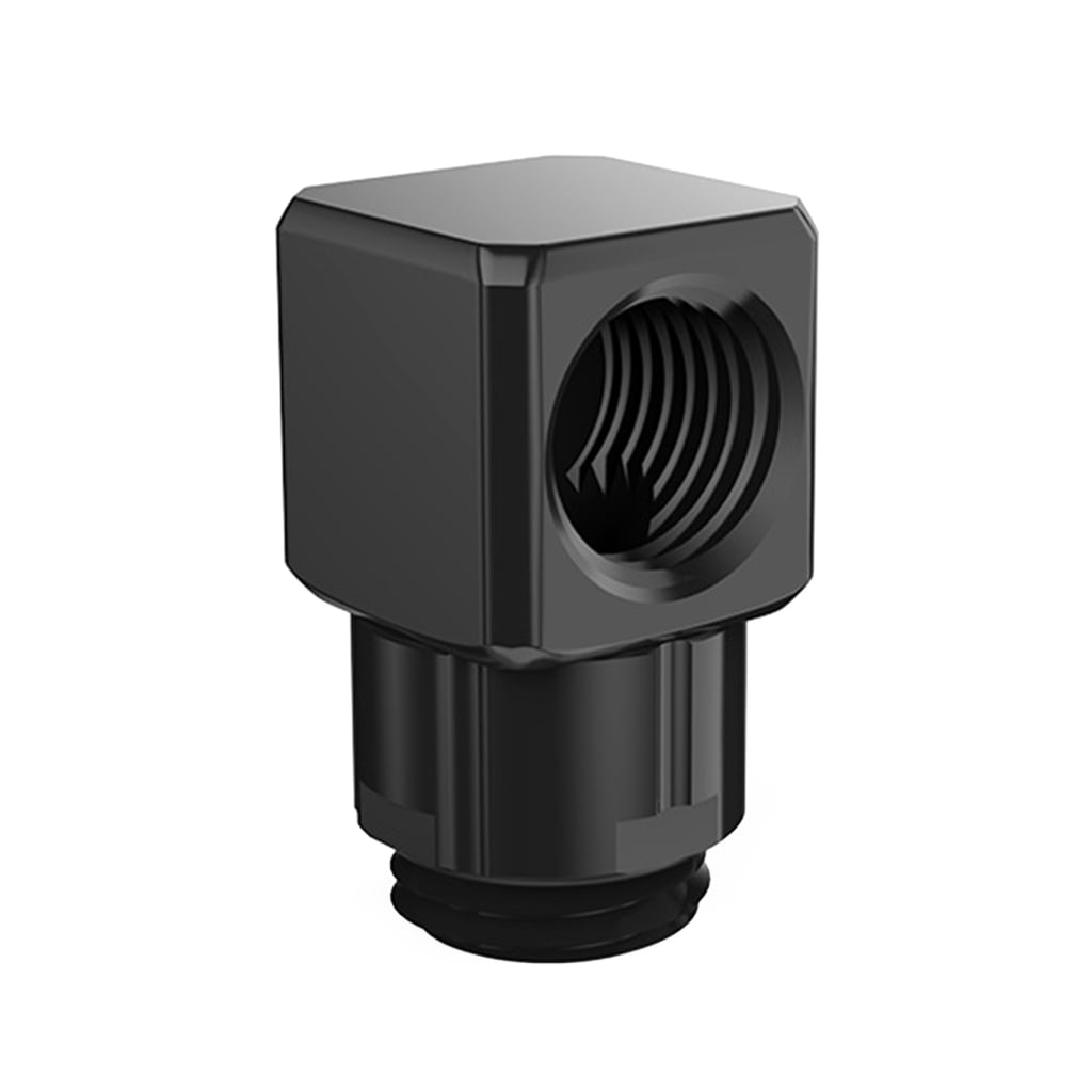 SIEYIO 90 Degree Fitting G1/4 Male Female Elbow Metal PC Water Cooling ...
