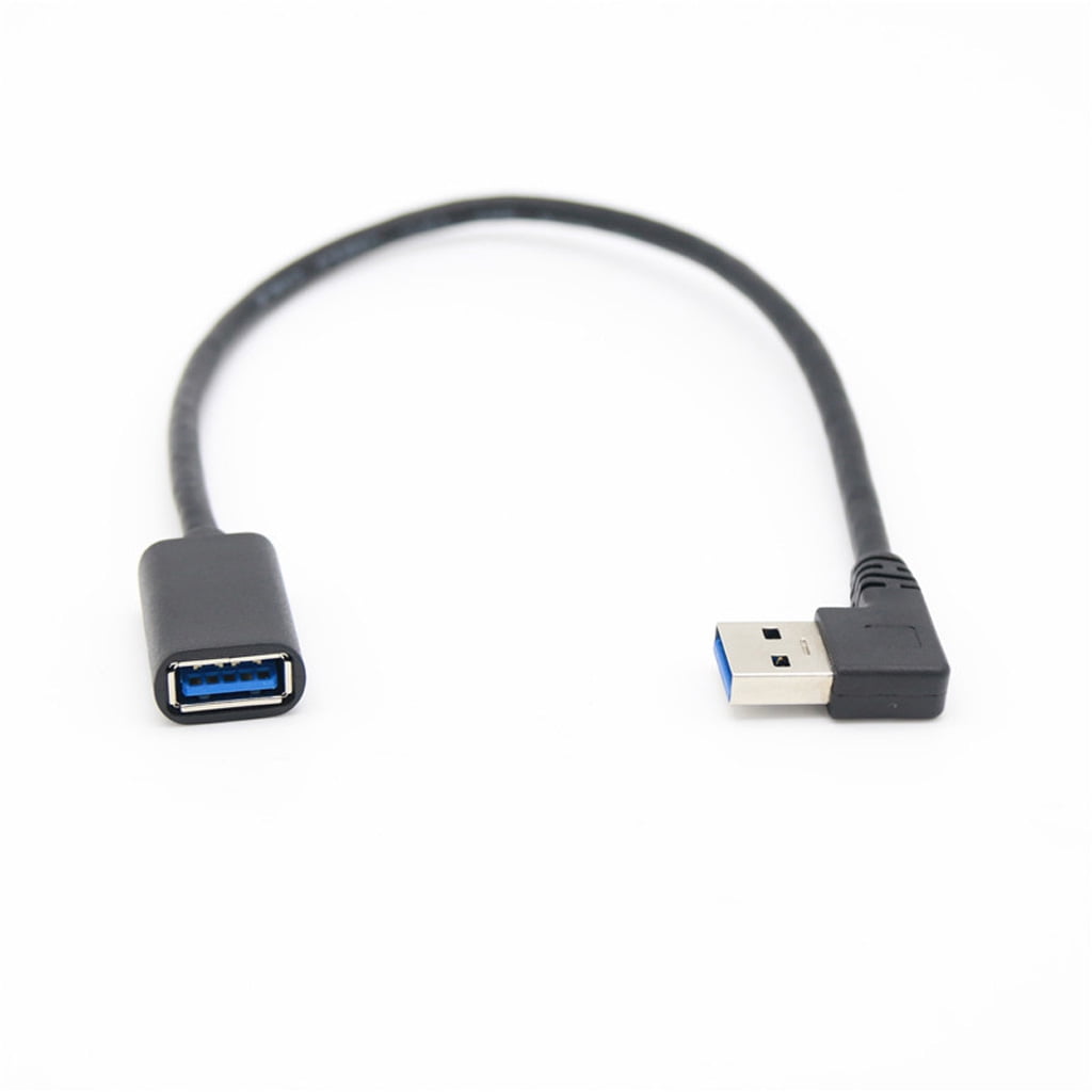 SIEYIO 90 Degree Right Angle Super Speed USB 3.0 Male to Female ...
