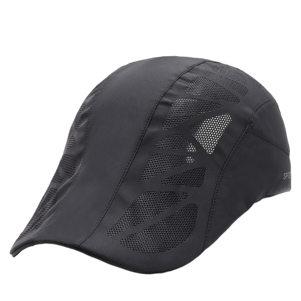 SIEYIO Adjustable Meshes Flat Caps Breathable Meshes Beret Hat for Men ...