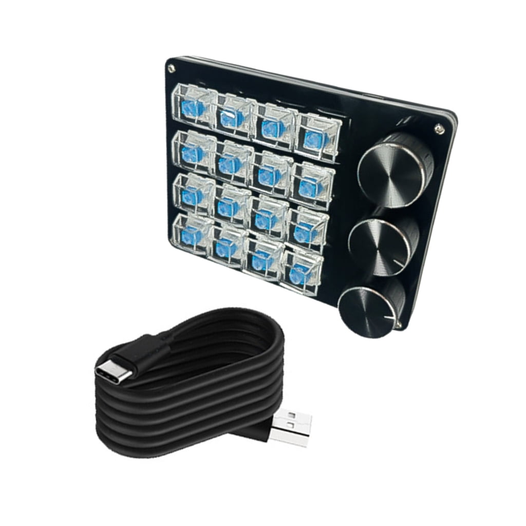 SIEYIO Advanced Programmable Macro Keyboards Mechanical Gaming Keypad ...