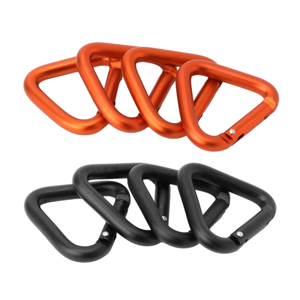 SIEYIO Aluminum Alloy Locking Triangular Carabiner for Camping Fishing ...