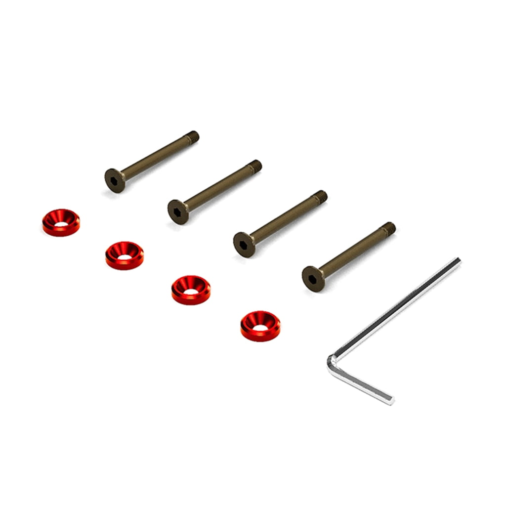 SIEYIO Aluminum Alloy Screws Red Gaskets for PC Gamer Case Cooling Fans ...