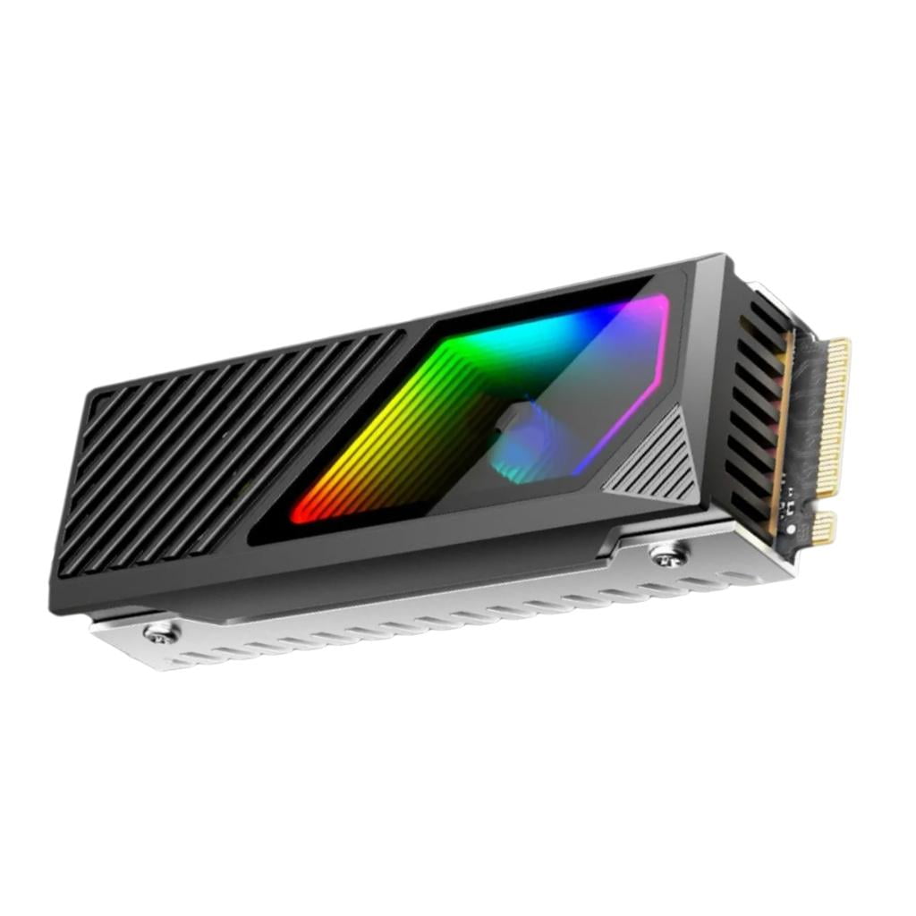 SIEYIO Aluminum M.2 NVMe Heatsink SSDs ARGB Coolers Fan with ARGB ...