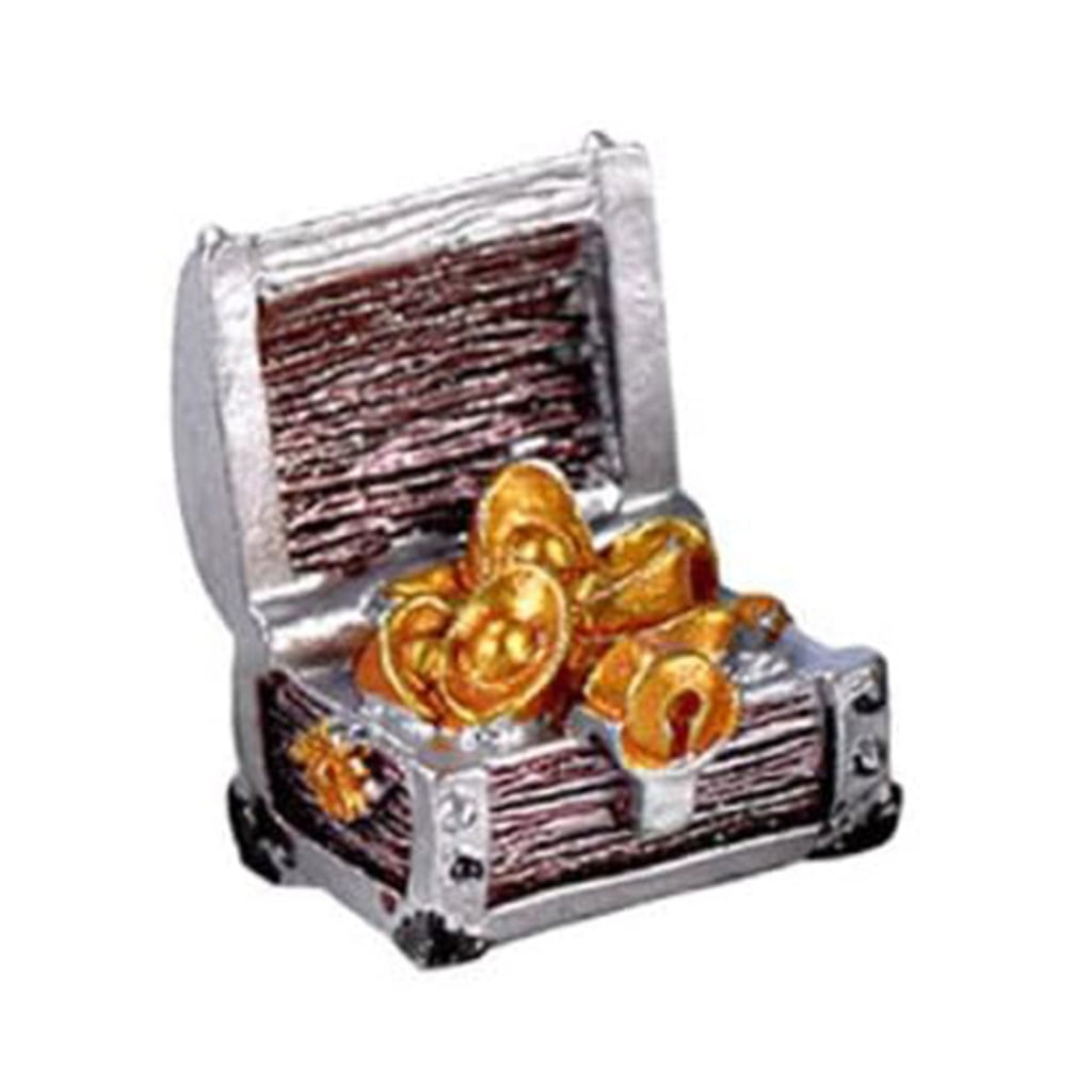 SIEYIO Aquarium Treasure Chests Model Crafts Ingot Storage Figurine for ...