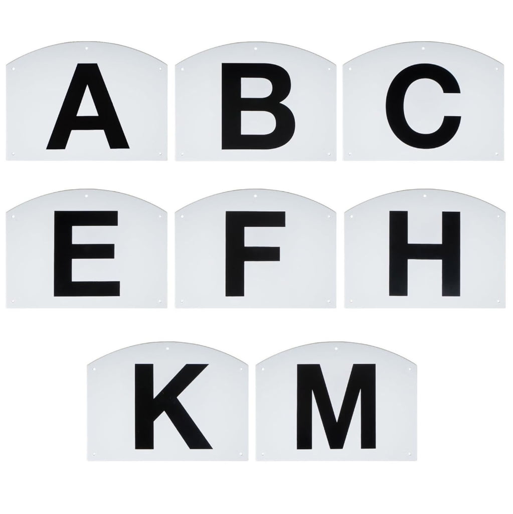 SIEYIO Arenas Dressage Letters for Equestrian Athletes and Event ...