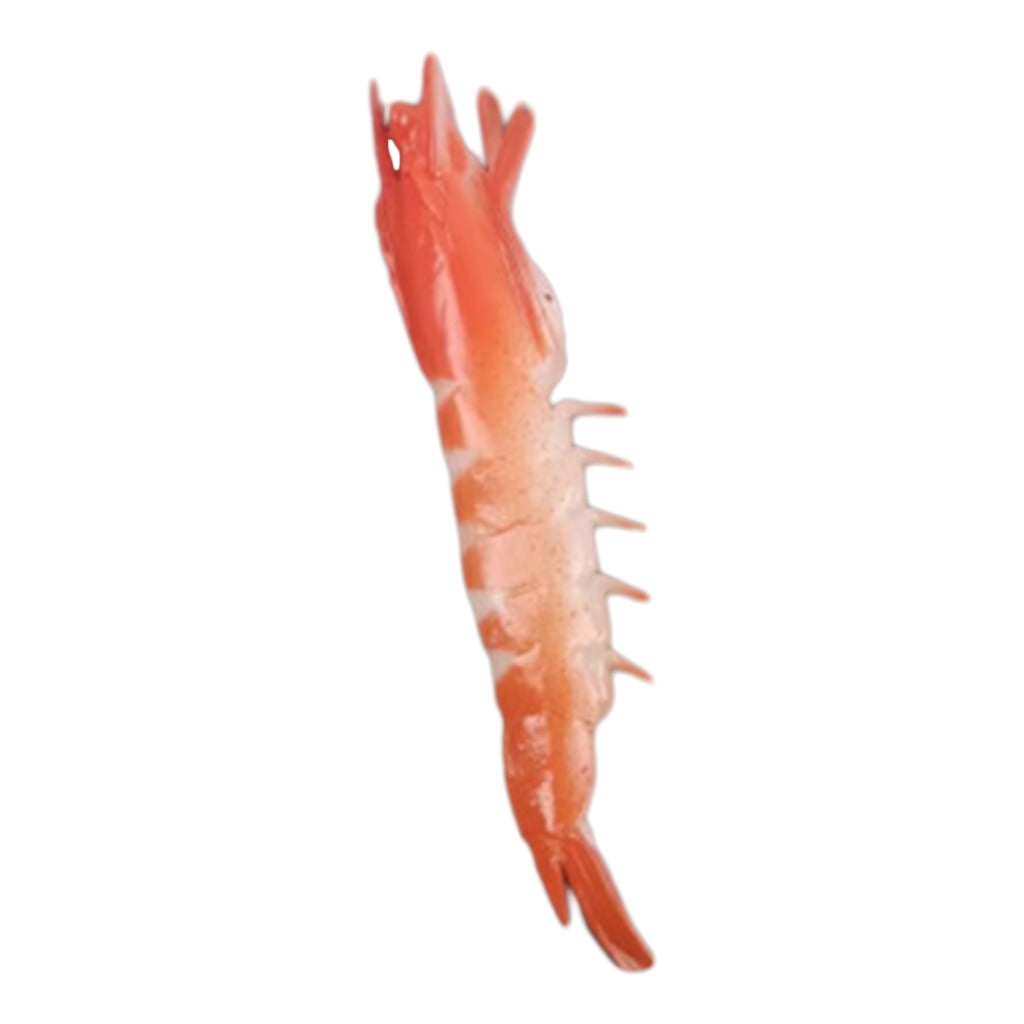 SIEYIO Artificial Shrimps Realistic Prawns Model Fake Shrimp Model Food ...