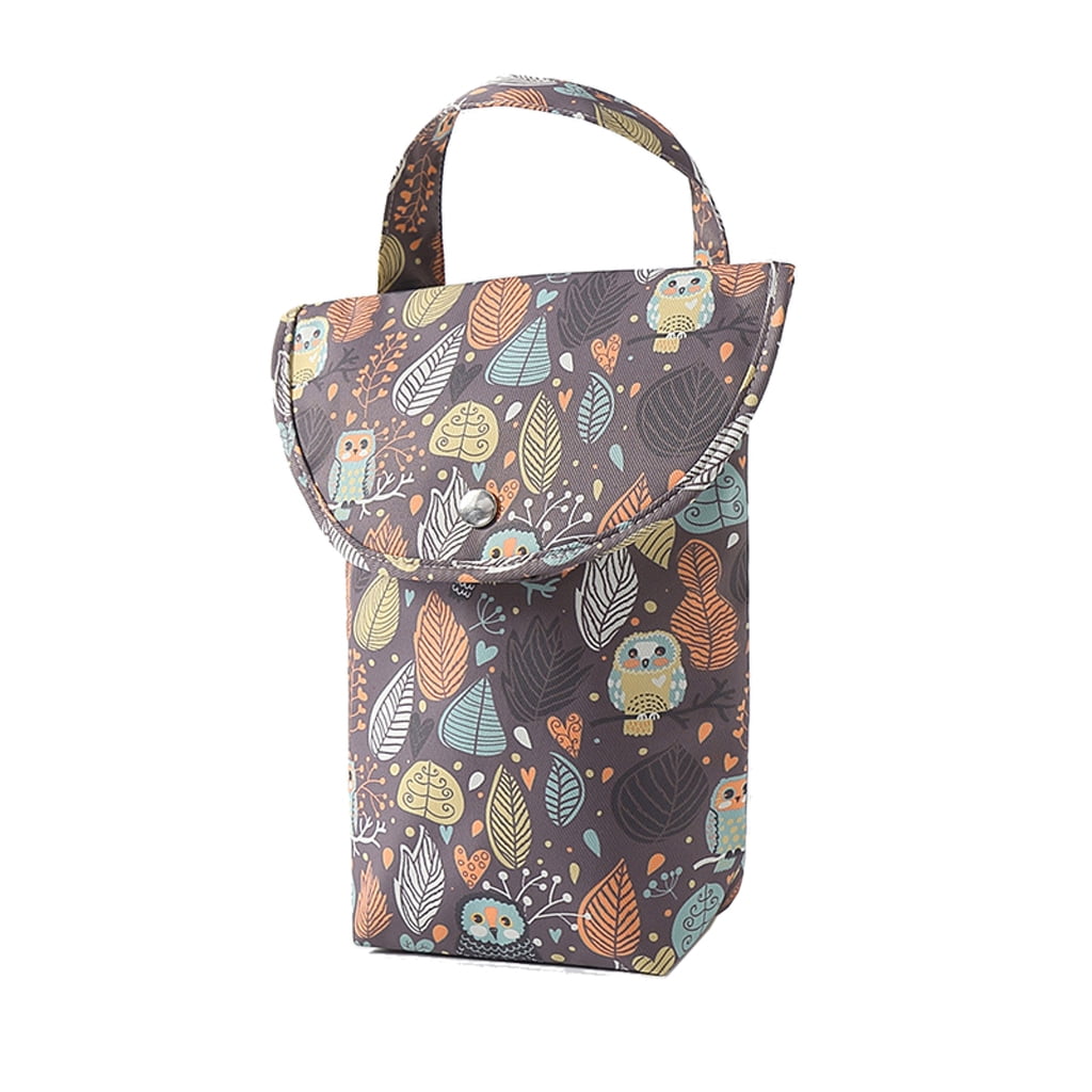 SIEYIO Baby Diaper Bag Printed Waterproof Wet Dry Nappy Zipper Handbag ...