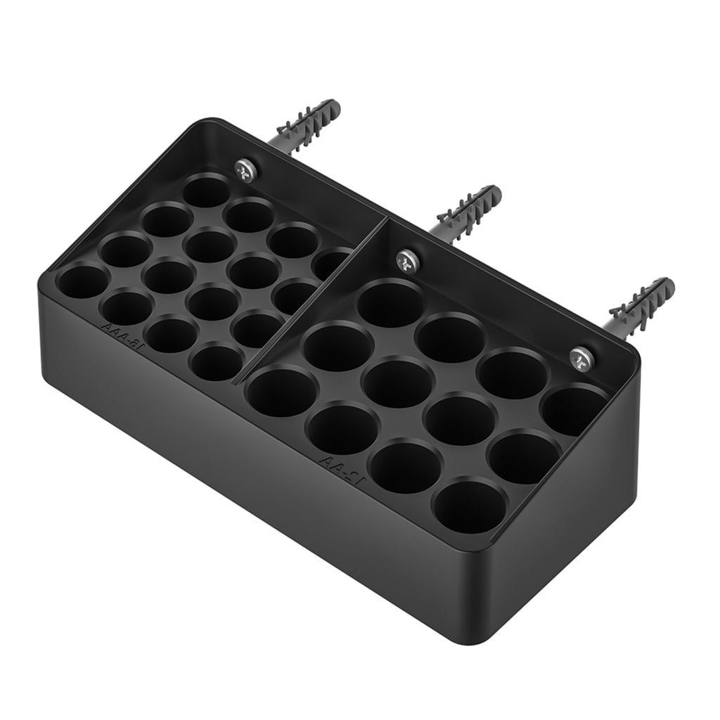 SIEYIO Battery Holder Battery Storage Box for 12AA and 16AAA Batteries ...