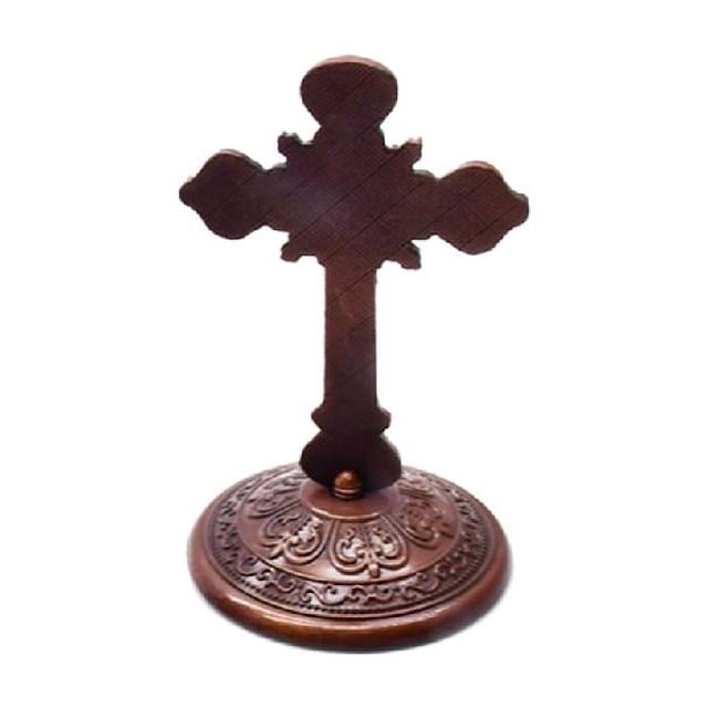 SIEYIO Metal Table Crucifix CrossSculpture for Art Collector and ...