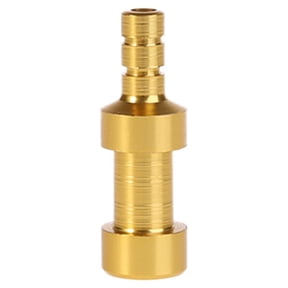 Red Presta Valve Adapter converts Presta Valves to standard Schrader ...