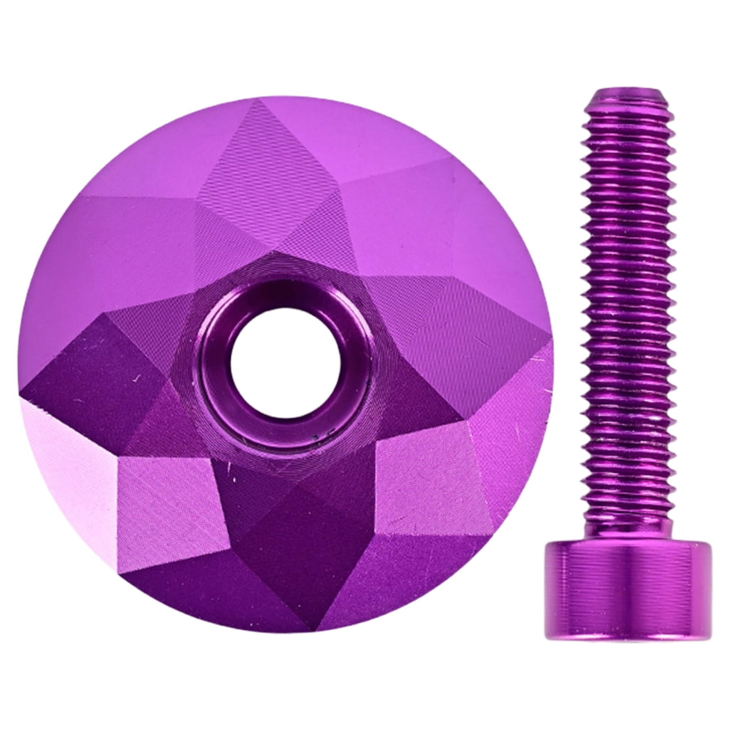 SIEYIO Bicycles Headset Caps & Screw Aluminum Alloy Bike Front Fork ...