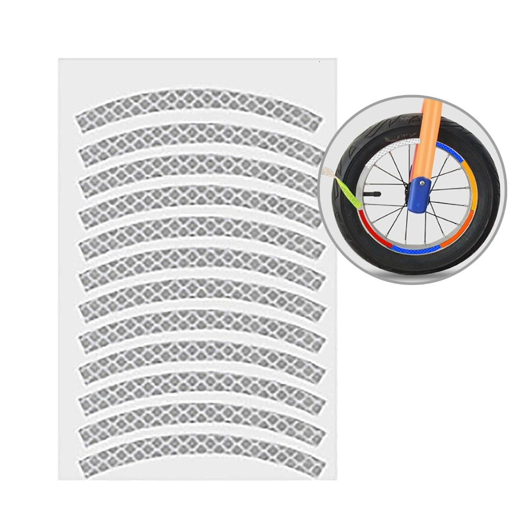 SIEYIO Bikes Reflective Stickers Self Adhesive Reflective Decals Strips ...