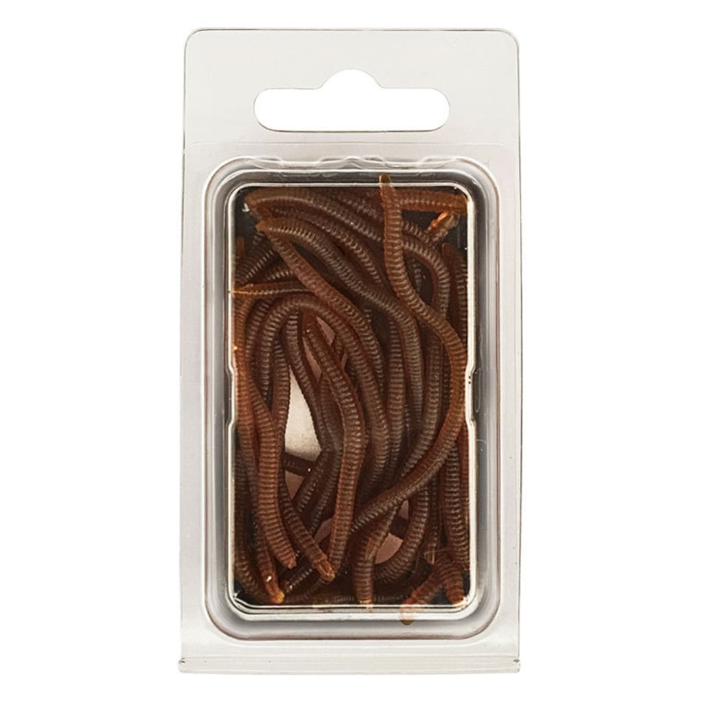 SIEYIO Biomimetic Earthworm Soft Fishing Lure Baits Artificial Worm ...