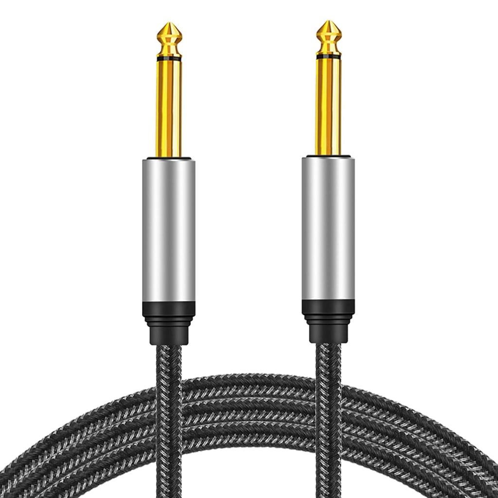 SIEYIO Premium 6.35mm Mono Jack 1/4" TS Cable Unbalanced Guitar Patch ...