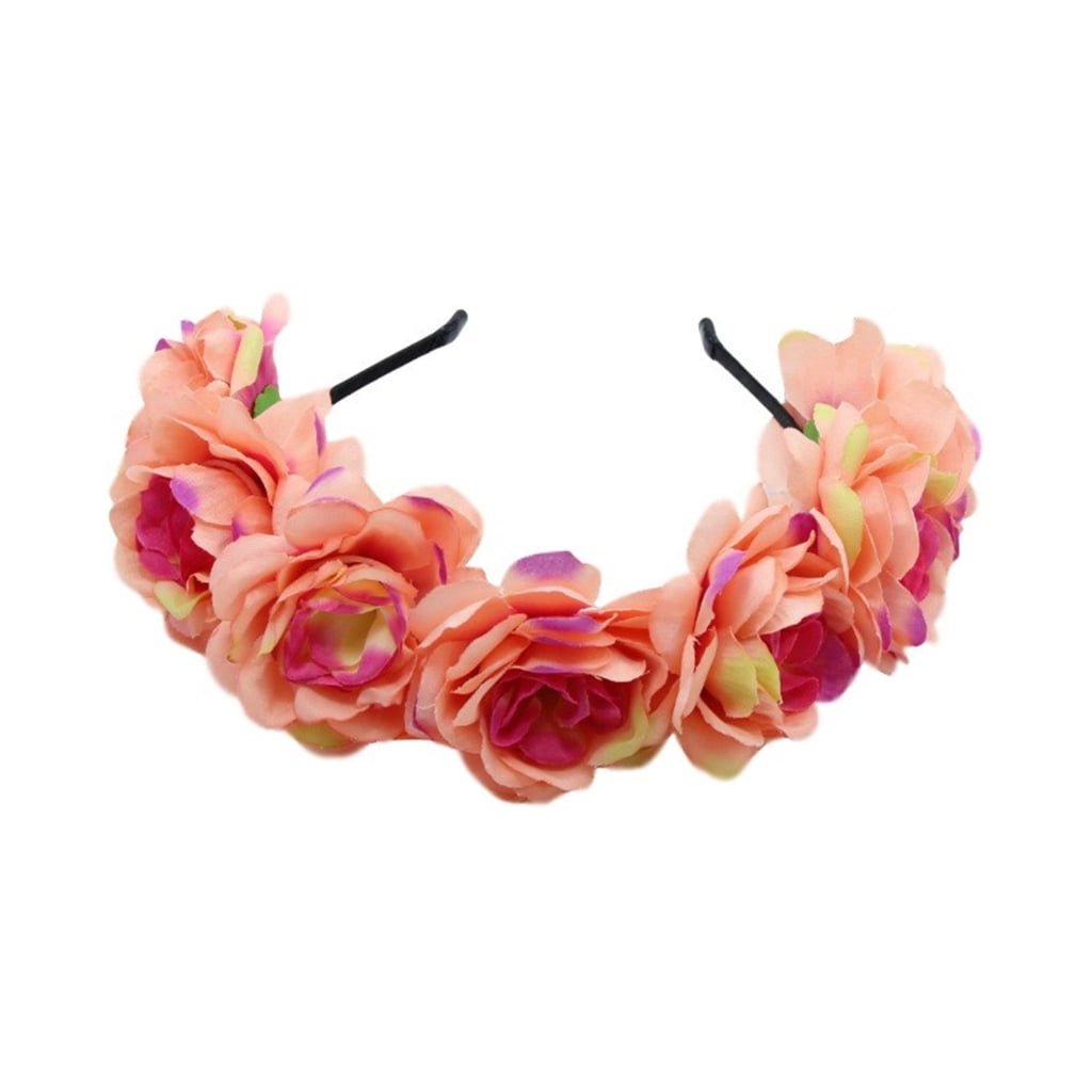 SIEYIO Bride Flower Crown For Wedding Floral Garlands Crown Hair Wreath ...