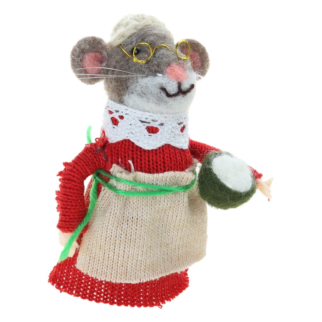 SIEYIO Christmas Cartoon Needle Felt Mouse Figurine Dolls for Gift and ...
