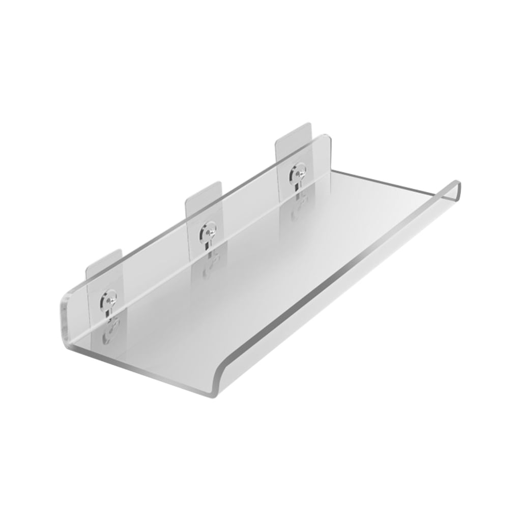 SIEYIO Clear Acrylic Shelf Invisible Floating Wall Bookshelf Invisible ...