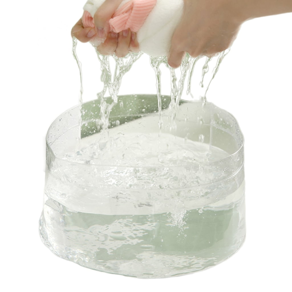 SIEYIO Clear Folding Water Bucket Outdoor Water Basins Food Storage ...