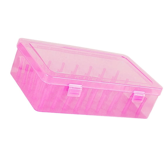 SIEYIO Clear Thread Box 42 Spools Storage Case Sewing Thread Organizers ...