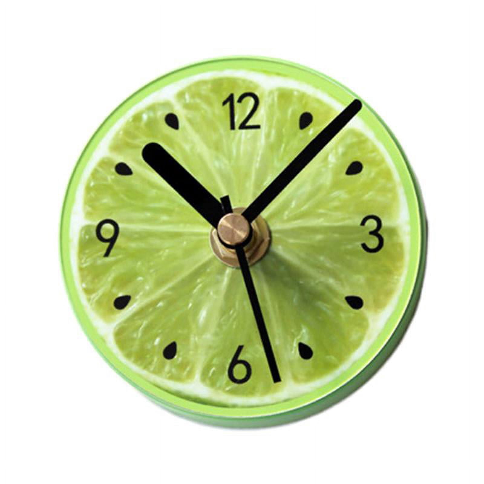 SIEYIO Colorful Fruit Fridge Magnet Clock Elegant Lemon Shape Magnetic ...