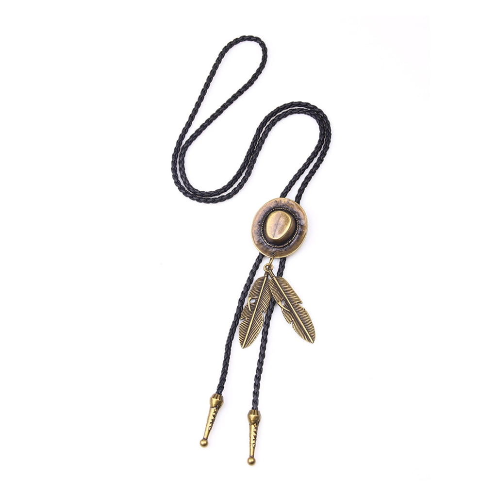 SIEYIO Cool Bola-Tie Western Cowboy Necktie Necklace Male Costume ...
