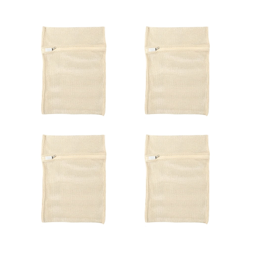 SIEYIO Cotton Mesh Garment Protectors Laundry Bags For Machine Washing ...