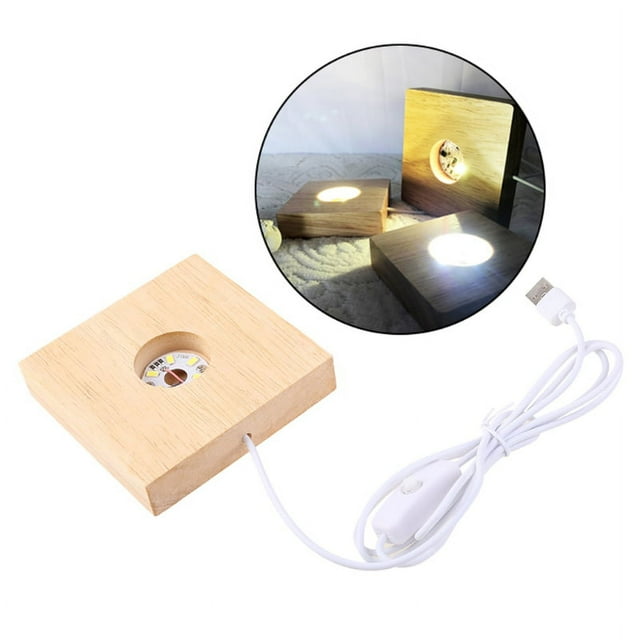 SIEYIO Crystal Glass Base Resin Art Ornaments Display Stand Handmade ...