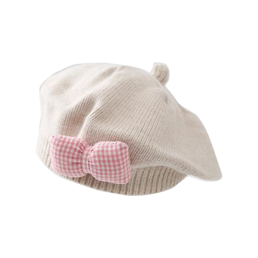 SIEYIO Cute Baby Girl Knitted Beret Soft & Comfortable Hat Stylish ...