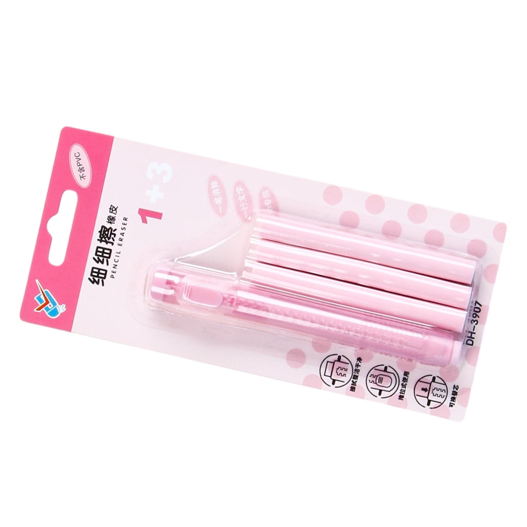 SIEYIO Cute Erasers Retractable Pencil Erasers Stationery Erasers Push ...