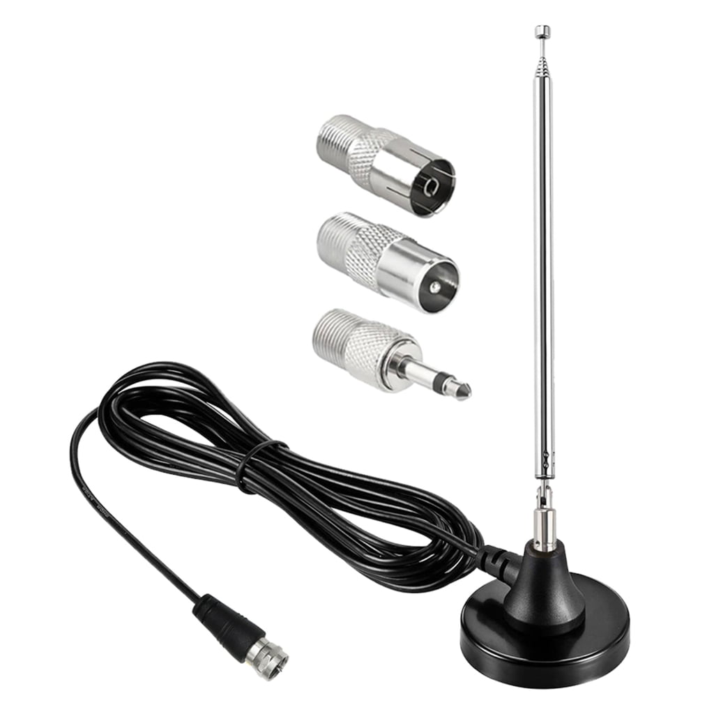 SIEYIO DAB FM Antennas High Gains 75ohm FM Telescopic Antennas with 3 ...