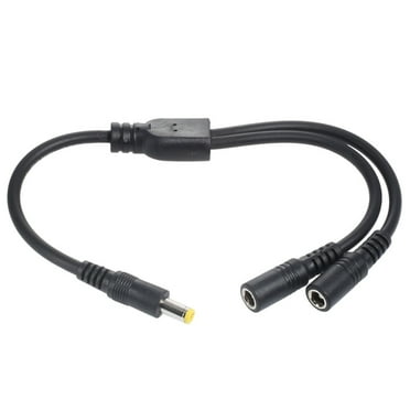 FITE ON 2.5mm x 0.7mm Male Plug to 5.5mm x 2.1mm female socket DC Power Adapter Cable - Walmart.com