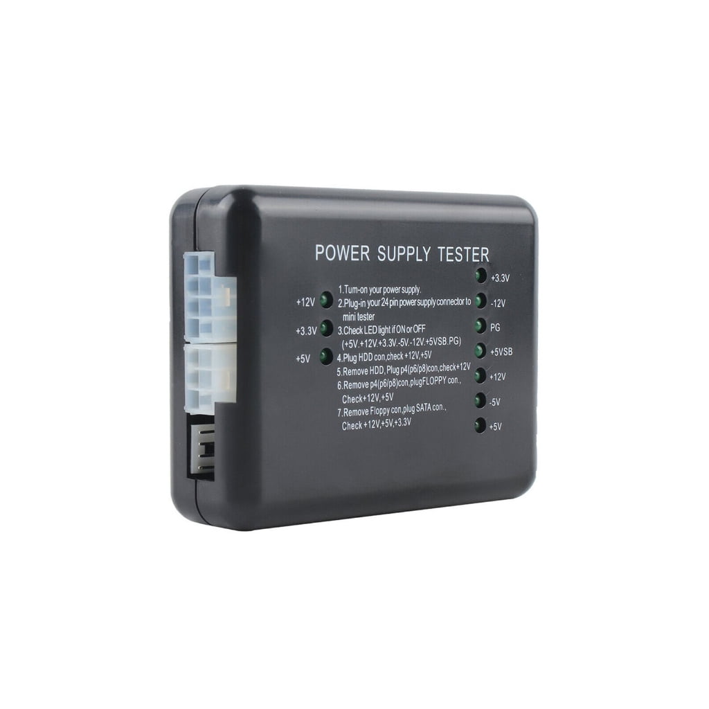 SIEYIO Desktop Power Supply Tester PC Power Checker Detection Meter ...