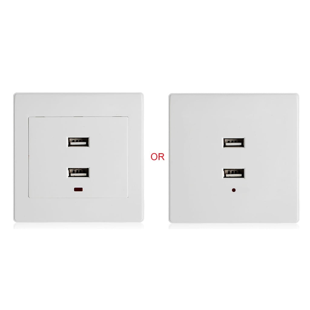 SIEYIO Dual USB Wall Socket Charger AC/for DC Power Adapter Plug Outlet ...
