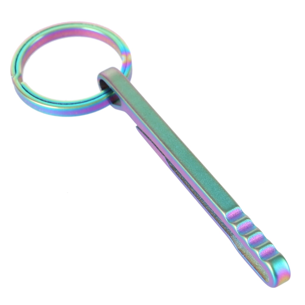 SIEYIO Duty Belt Key Holder with Large Metal Key Rings, Titaniums Alloy ...