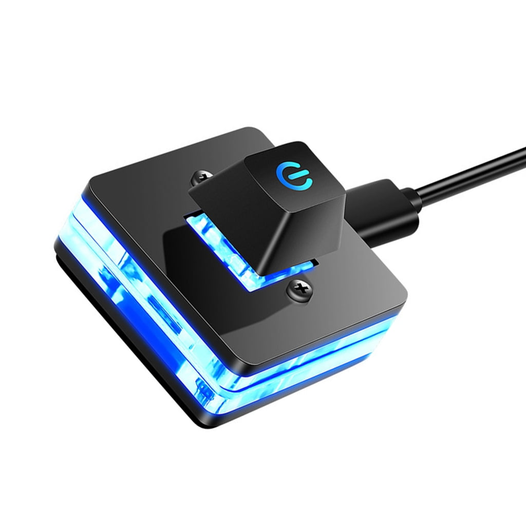 SIEYIO Extended Power Button for PC Mainboard with LED Light and Self ...