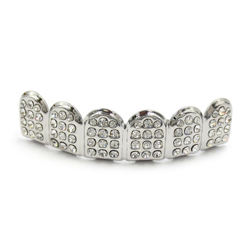 SIEYIO Fashion HIPHOP Tooth Braces Gold/Silver Teeth Top Bottom ...