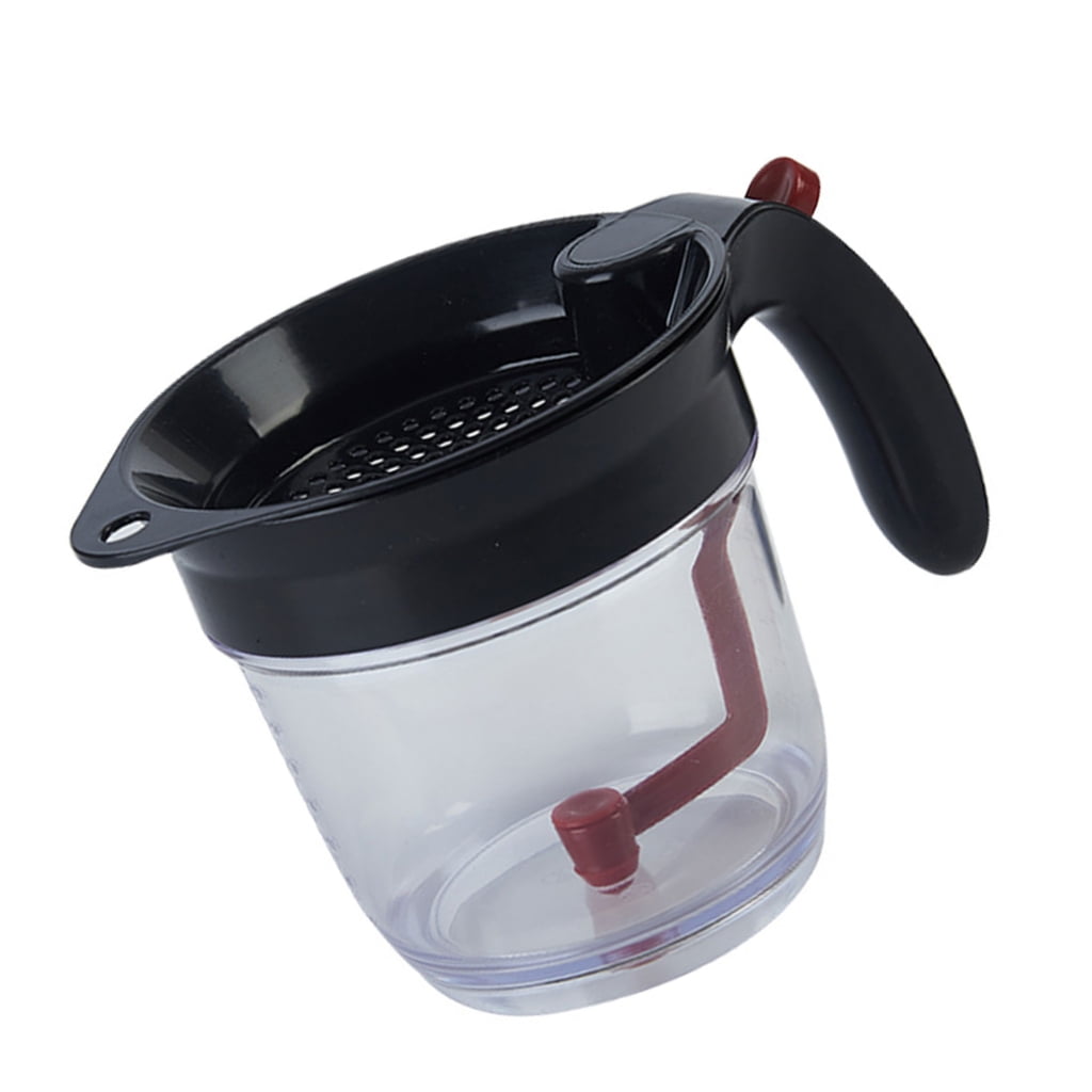 SIEYIO Fat Separator Kitchen Oil Filter Gravy Fat Separator with Easy ...